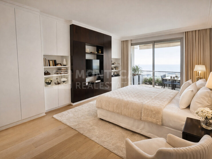 Trocadéro - Grand 2/3 pièces rénové avec vue mer, résidence avec ...